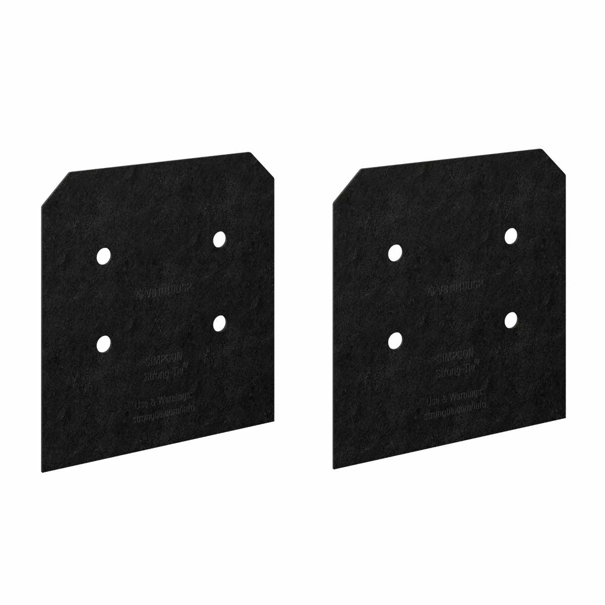 Simpson Strong-Tie APVB1010DSP Decorative Post Base Side Plates for 10 ...