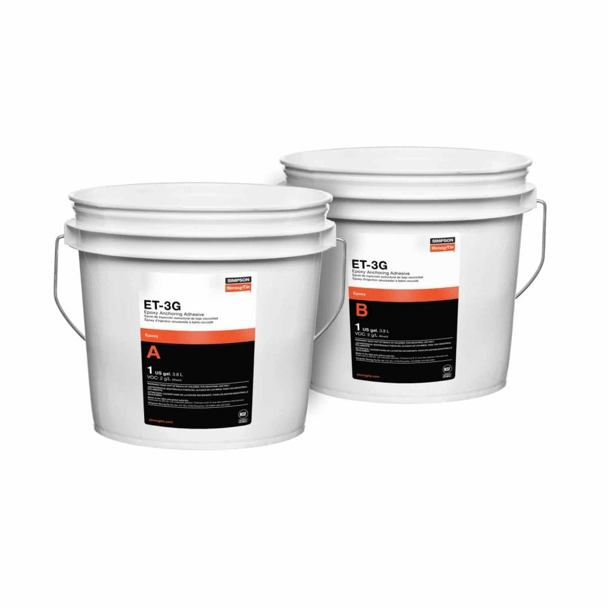 Simpson Strong-Tie ET3G2KT (2 gal.) Epoxy Adhesive Kit – Total Fastening