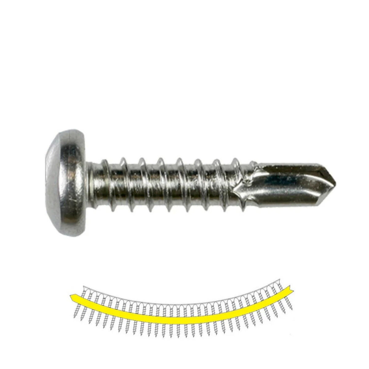 Simpson Strong-Tie PHSD34S0818 Quik Drive Pan Head Framing-To-CFS Scre ...