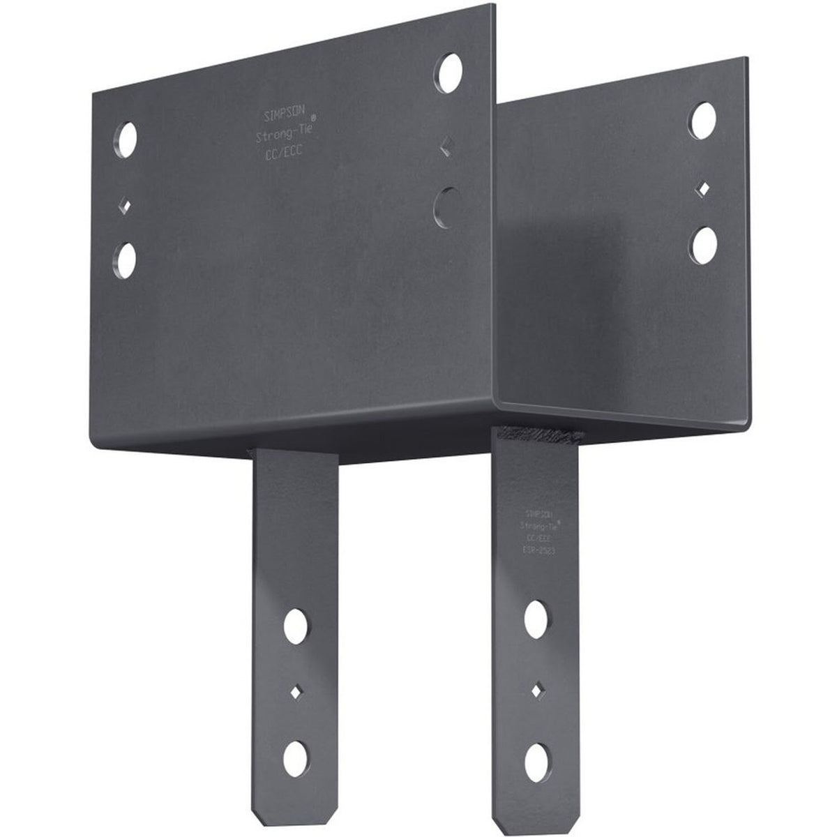 Simpson Strong-Tie CC88 (8x Beam x 8x Post) Heavy-Duty Column Cap for ...