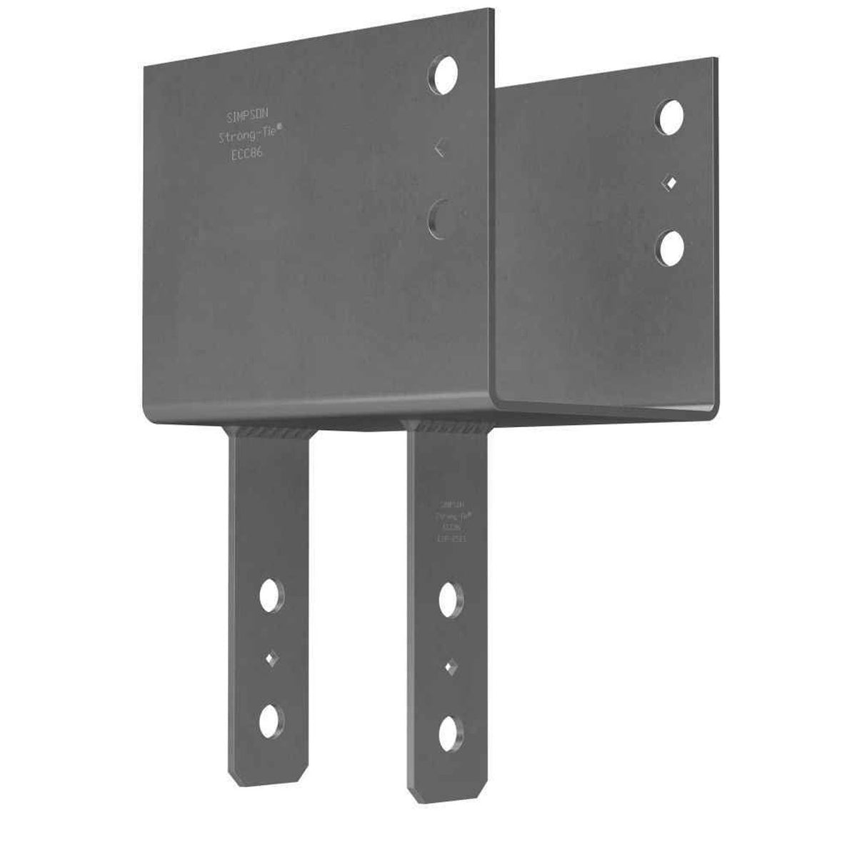 Simpson Strong-Tie ECC86 End Column Cap for 8x Beam to 6x Post - Heavy ...
