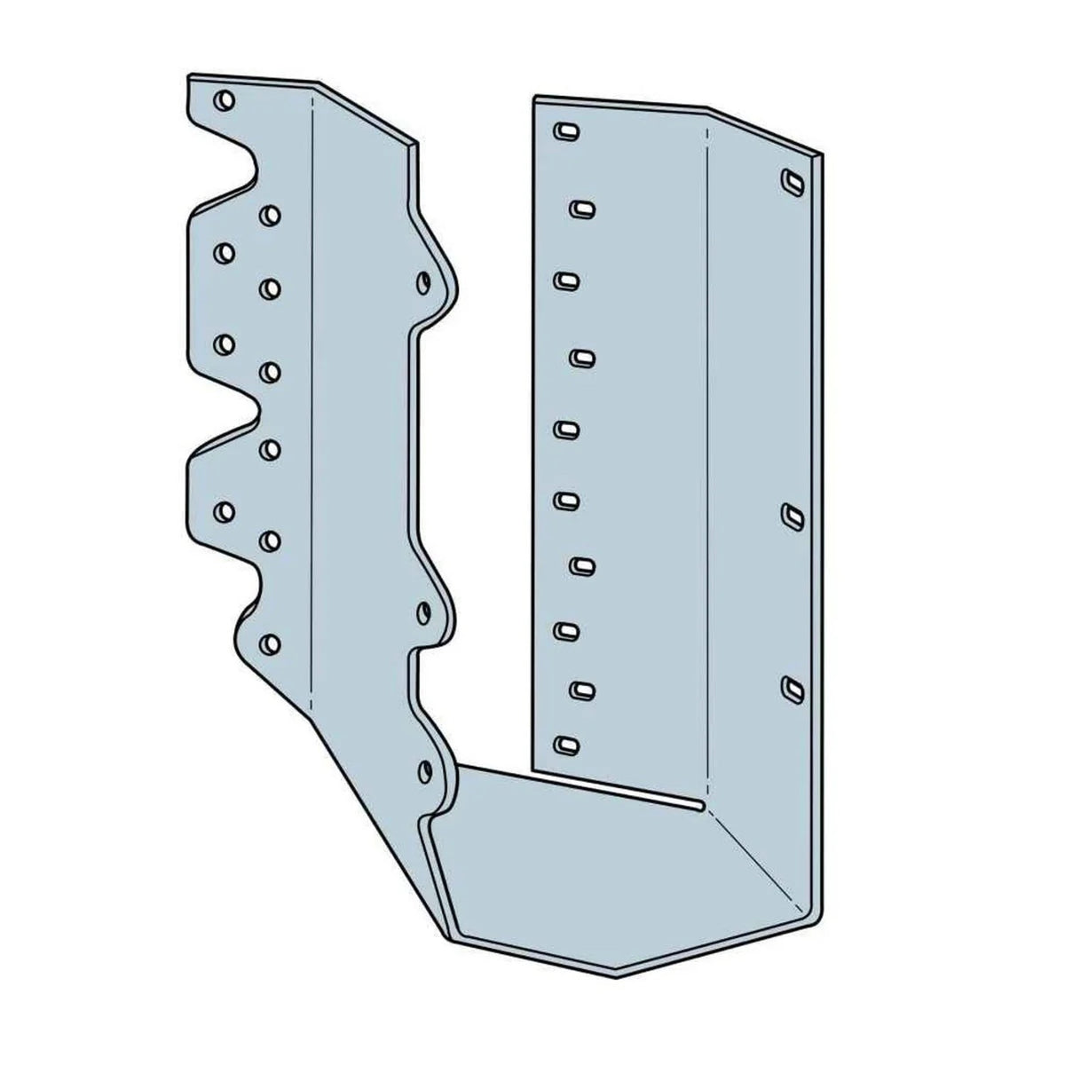 Simpson Strong-Tie HSURC410 (4" x 10") Concealed Flange Joist Hanger S ...