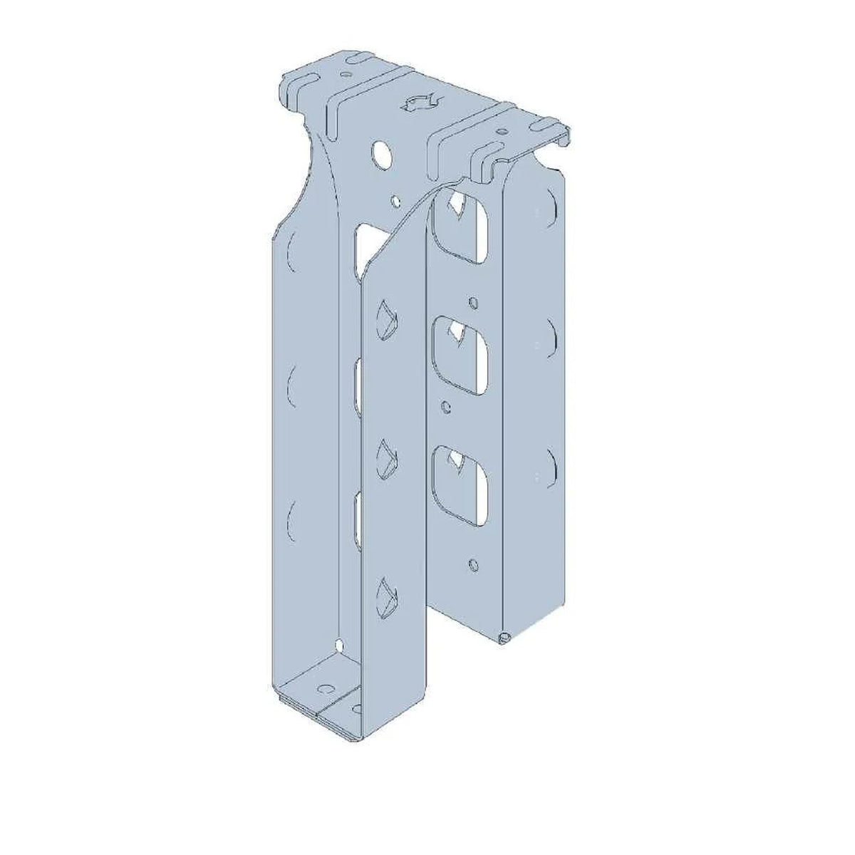 Simpson Strong-Tie PFD28B (2x8) Galvanized Post-Frame Top-Flange Saddl ...
